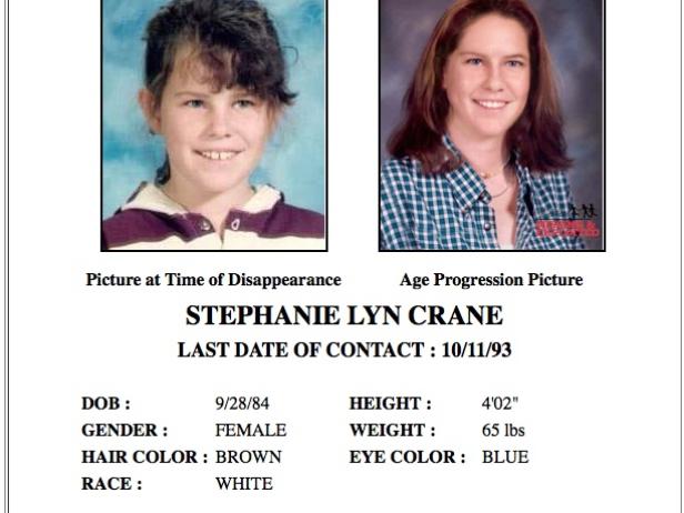 Stephanie Crane, Age 9, Missing Since 1993—Can You Help Find Her ...